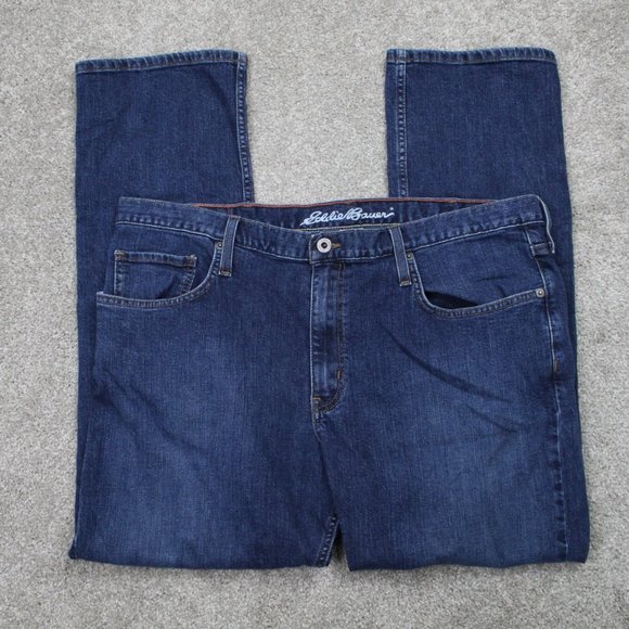 Eddie Bauer | Jeans | Eddie Bauer Jeans Mens 4x30 Blue Dark Wash ...